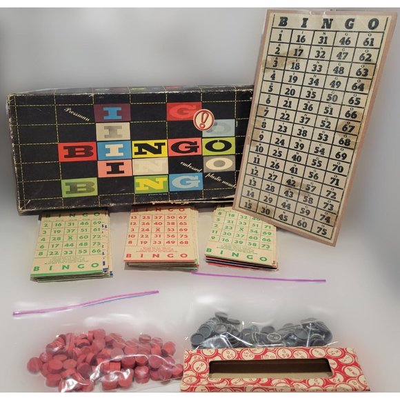 Pressman | Toys | Vintage Bingo Board Game By Pressman Toys | Poshmark